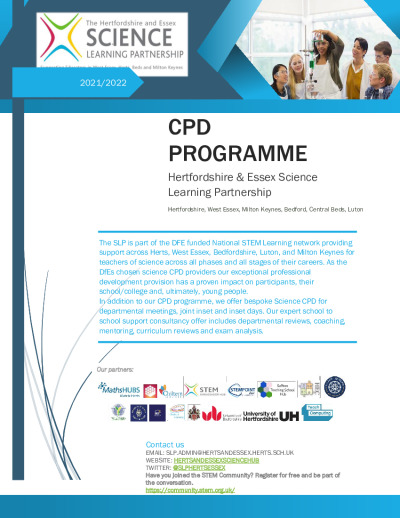 Science CPD Programme