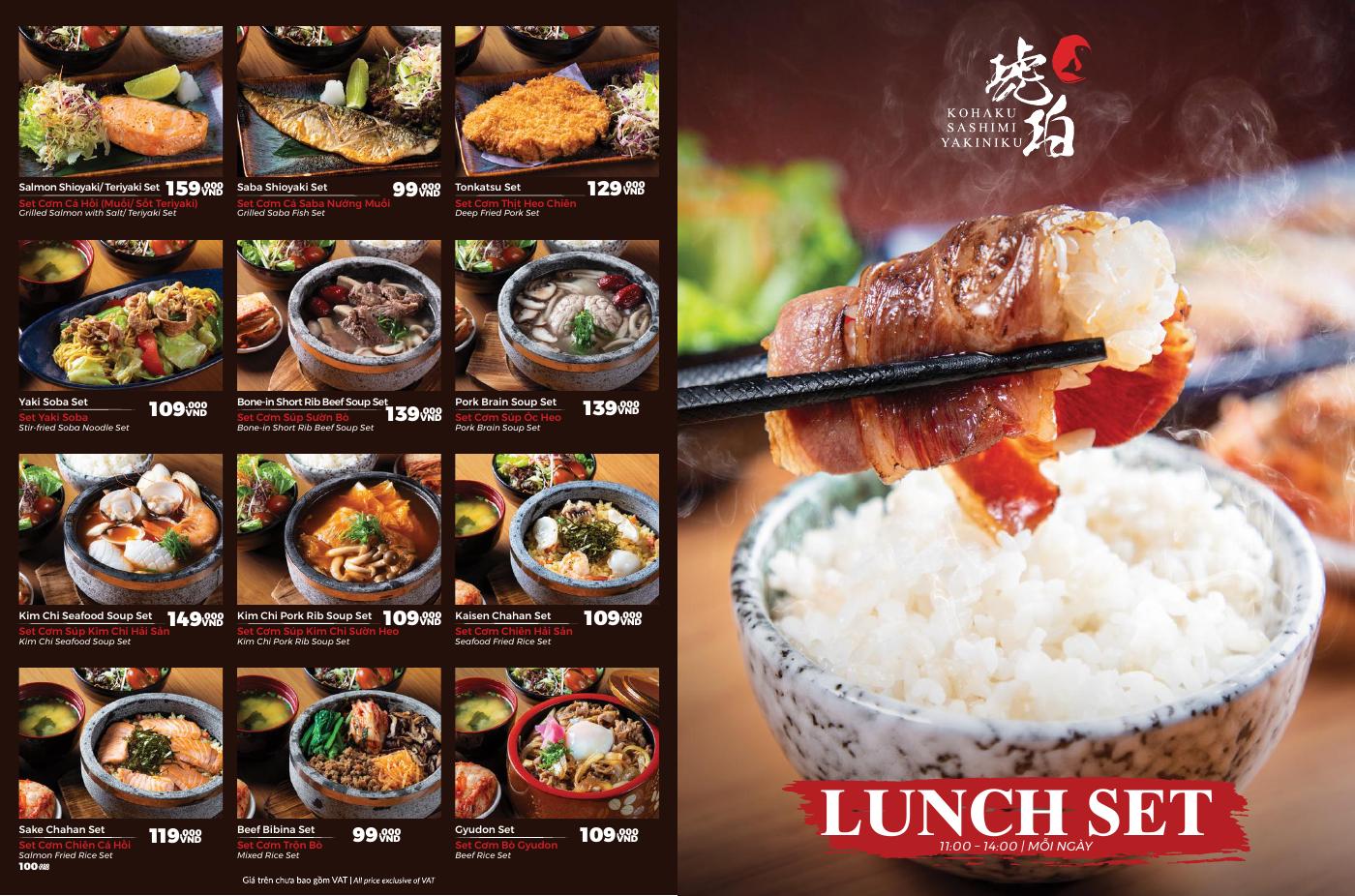 MENU SET LUNCH | PDF to Flipbook