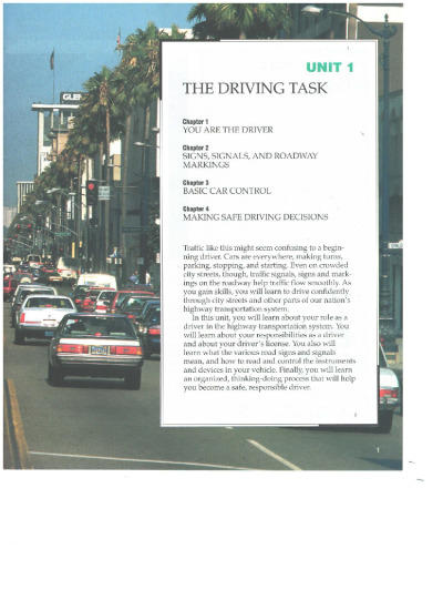 Chapter 1 You Are the Driver