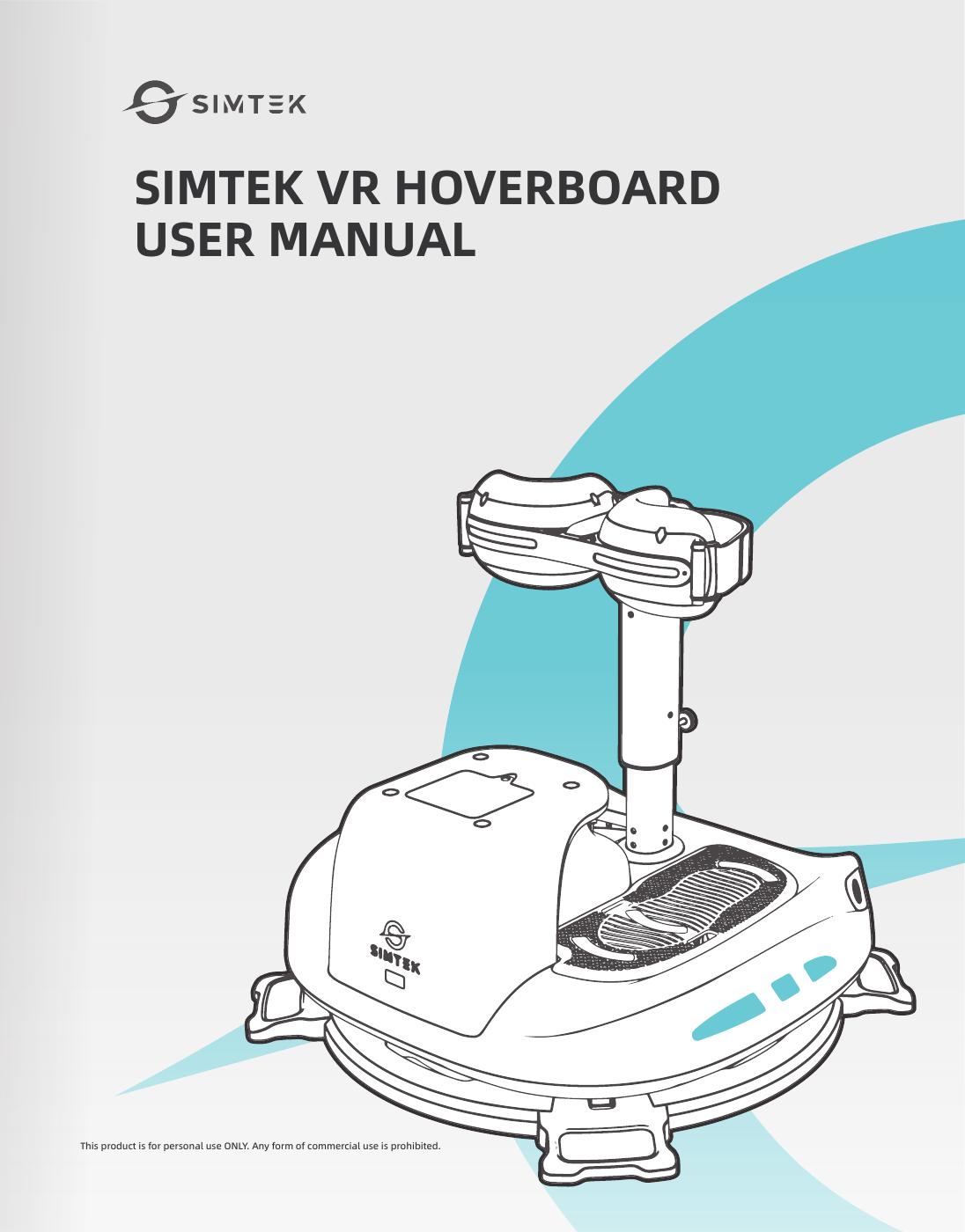 Simtek VR Hoverboard User Manual | PDF to Flipbook