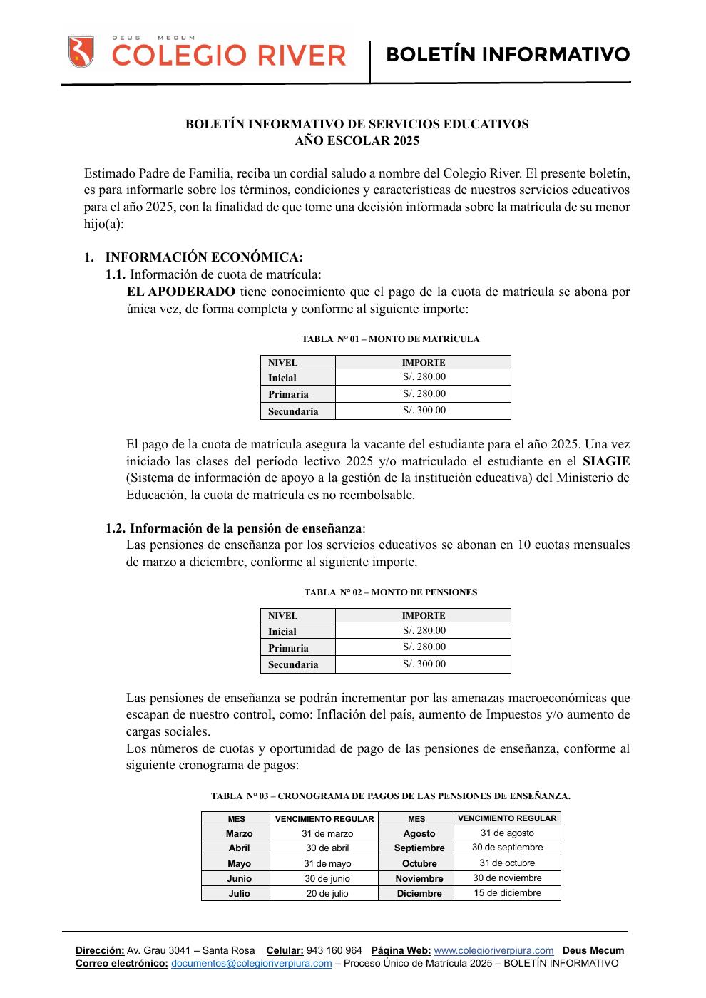 BOLETÍN INFORMATIVO | PDF to Flipbook