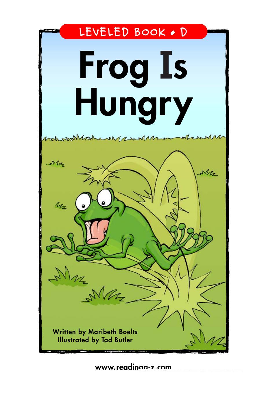 33. Frog Is Hungry