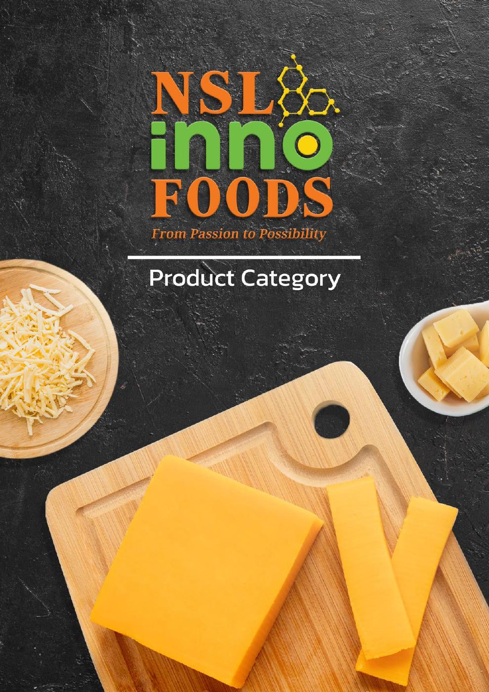 NSL Inno Foods product category | PDF to Flipbook