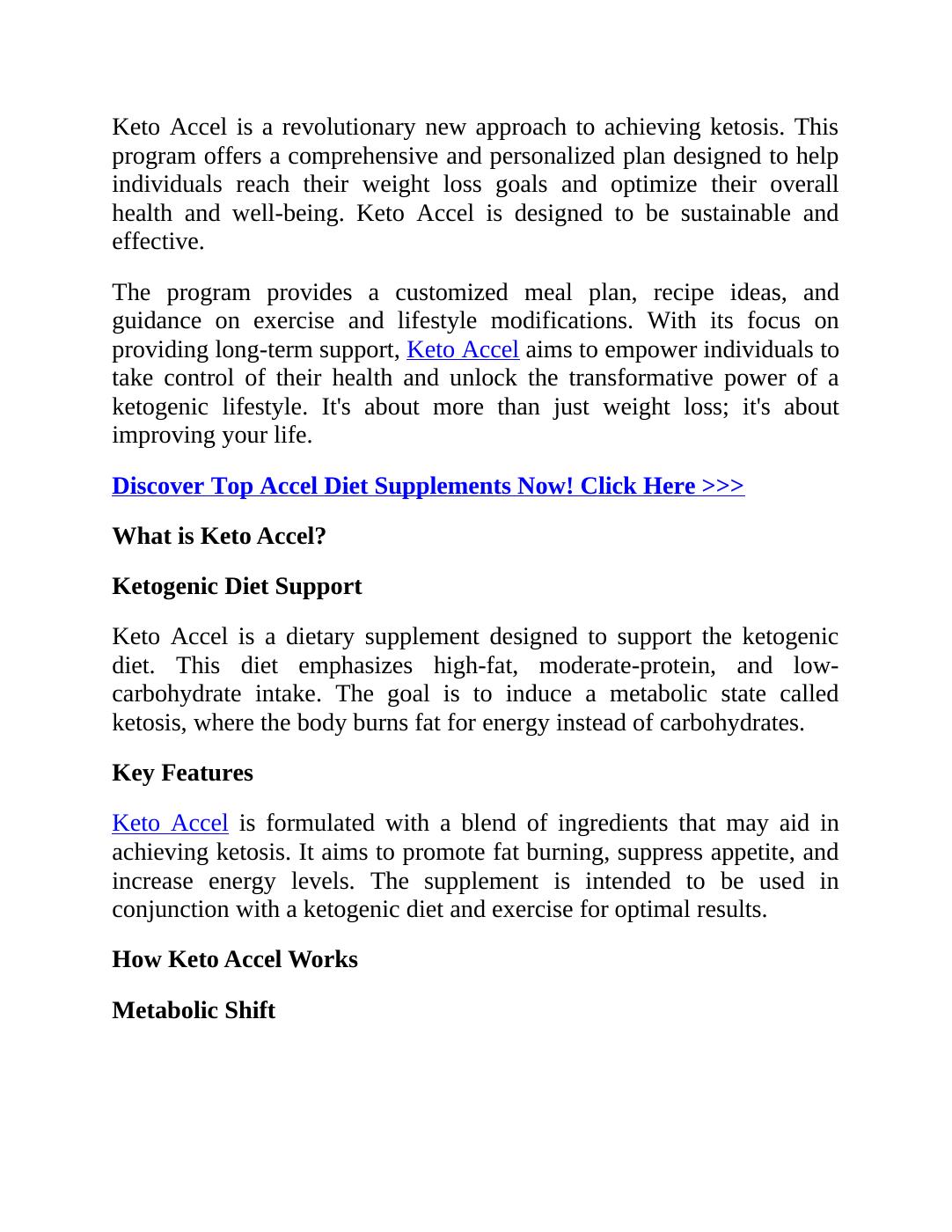 Keto Accel After Use Why People Surprised? Know First | PDF to Flipbook