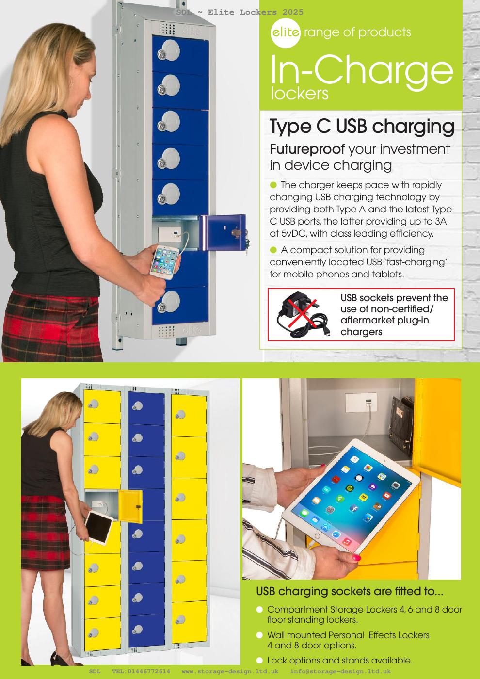 SDL Elite Lockers In-Charge Lockers