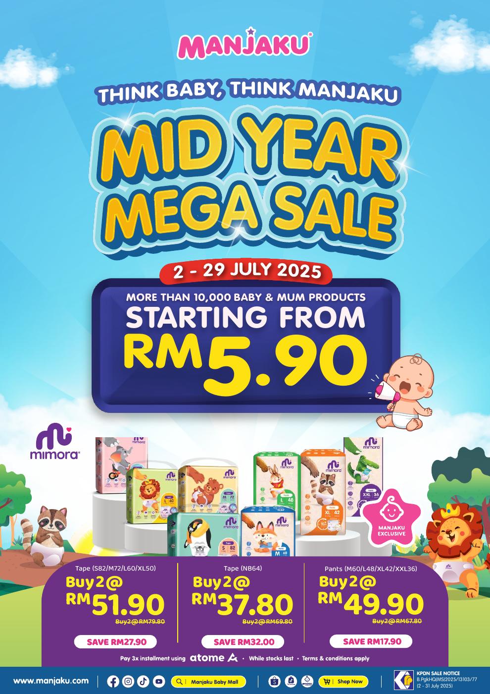 Think Baby, Think Manjaku - Mid Year Mega Sale 2.0 (2-29 July 2025 ...