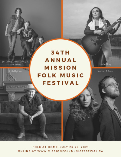 34th Annual Mission Folk Music Festival Program