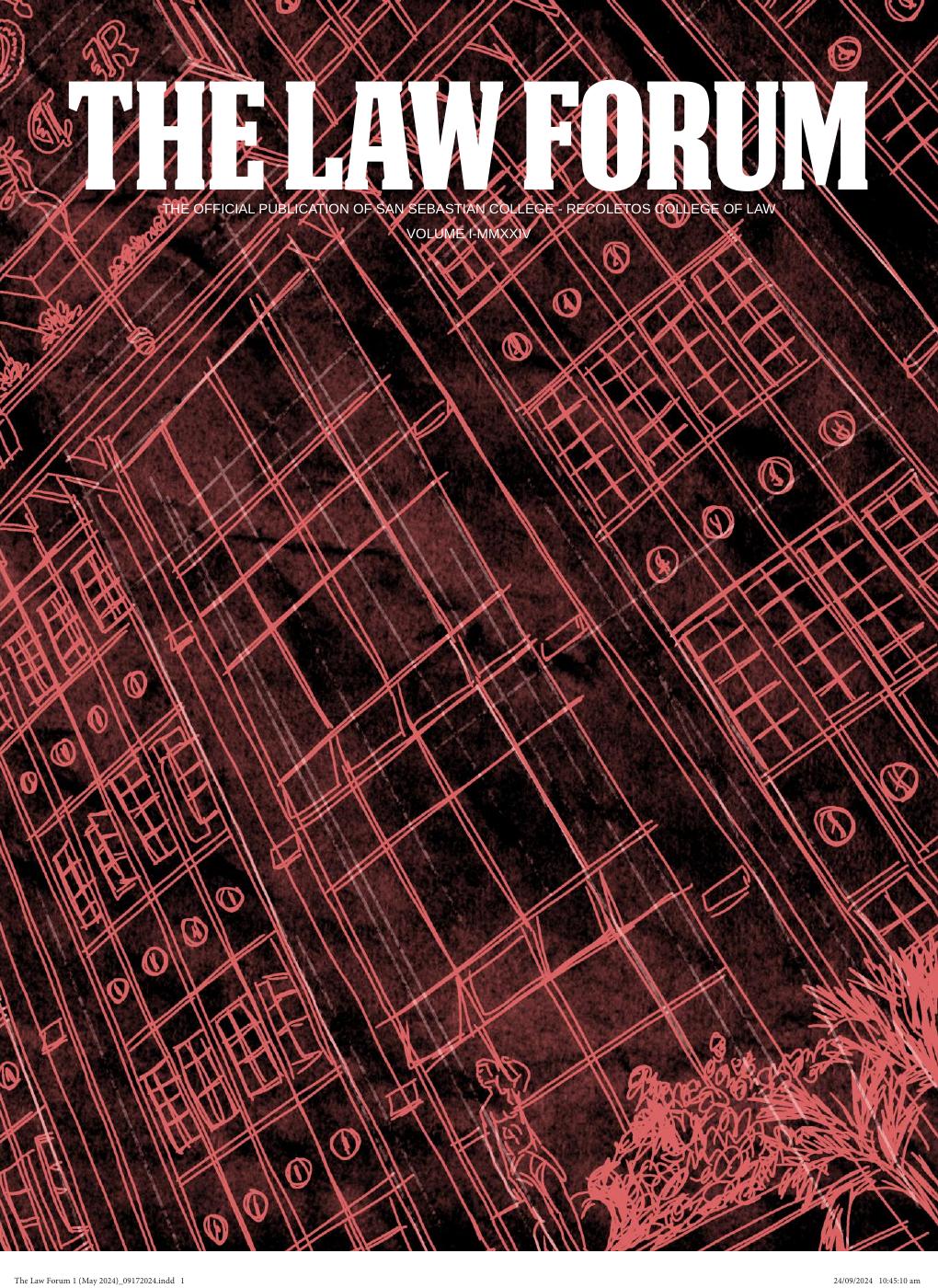 The Law Forum Vol. 1, 2024 | PDF to Flipbook