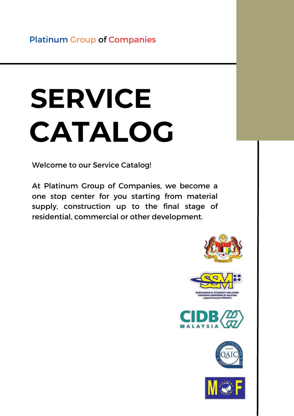Service Catalog | PDF to Flipbook