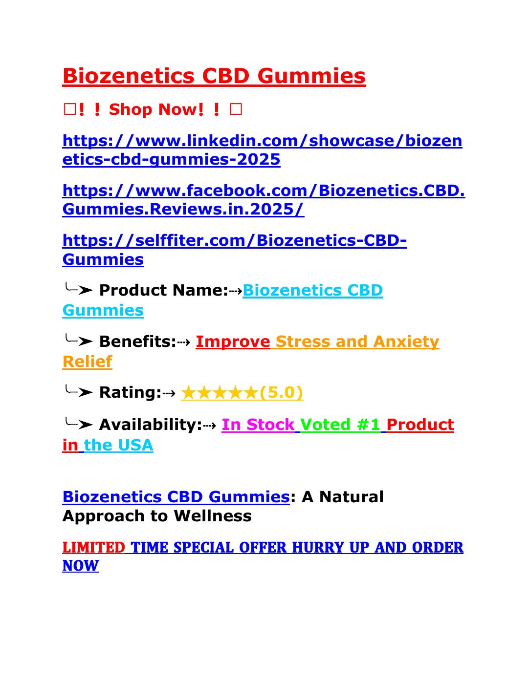 Feel the Balance – Biozenetics CBD Gummies for Stress Relief, Pain ...