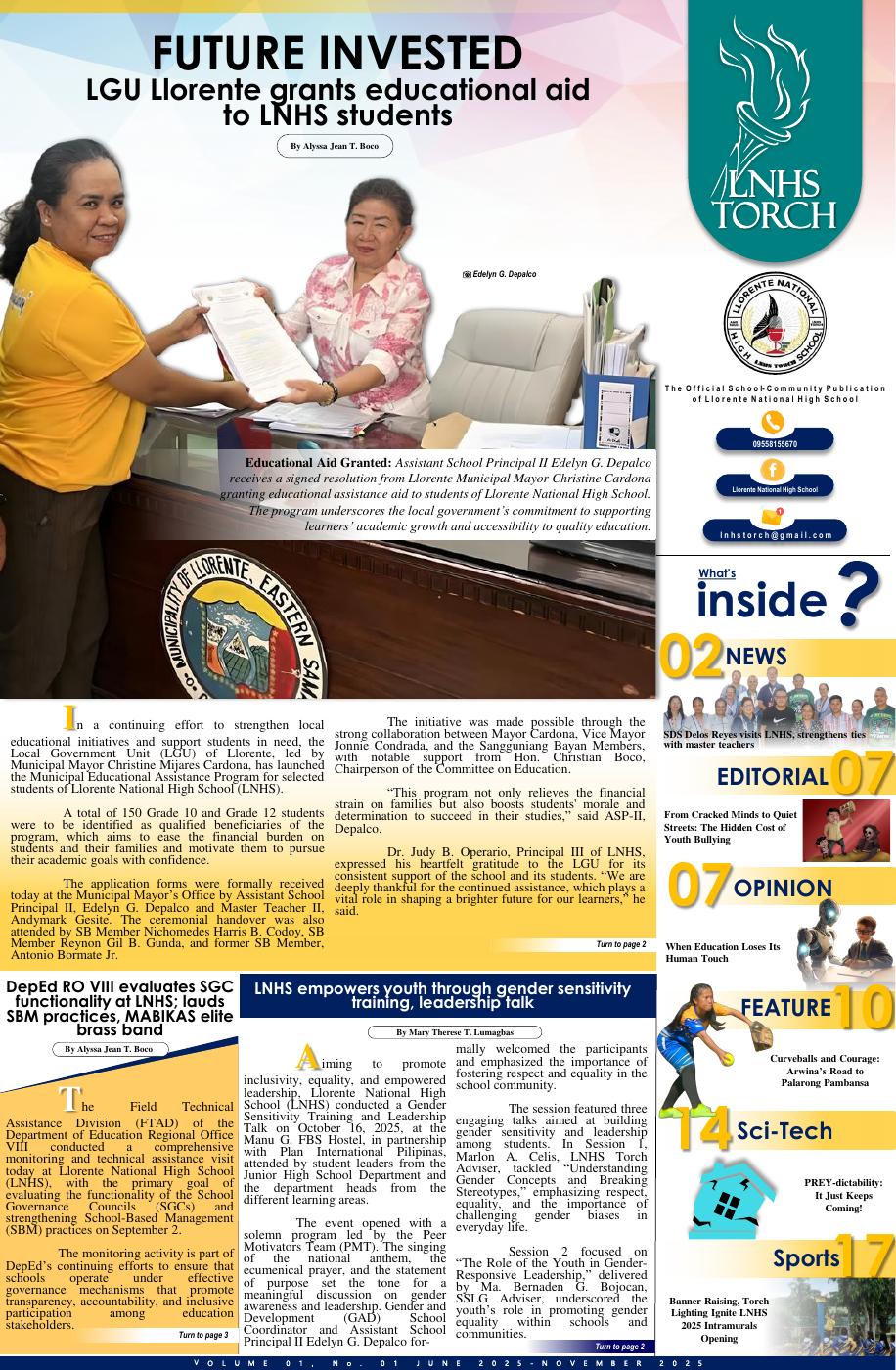 LNHS TORCH | PDF to Flipbook