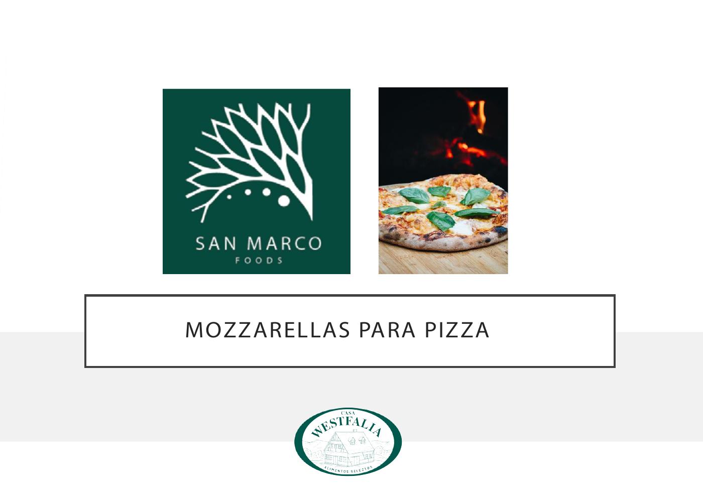 Mozzarella para pizza westfalia | PDF to Flipbook