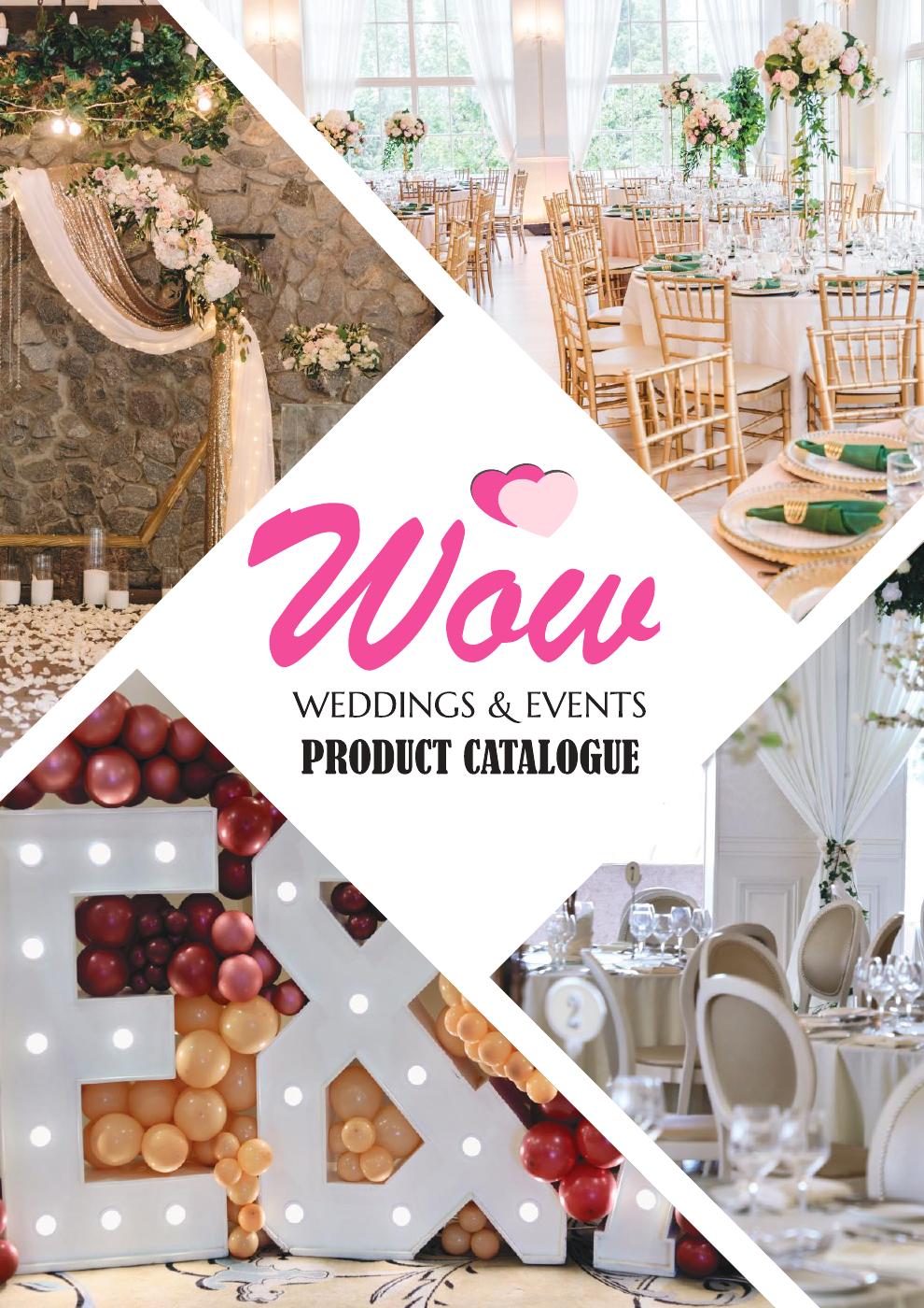 Wow Weddings Brochure