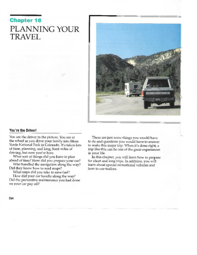 Chapter 18 Planning Your Travel