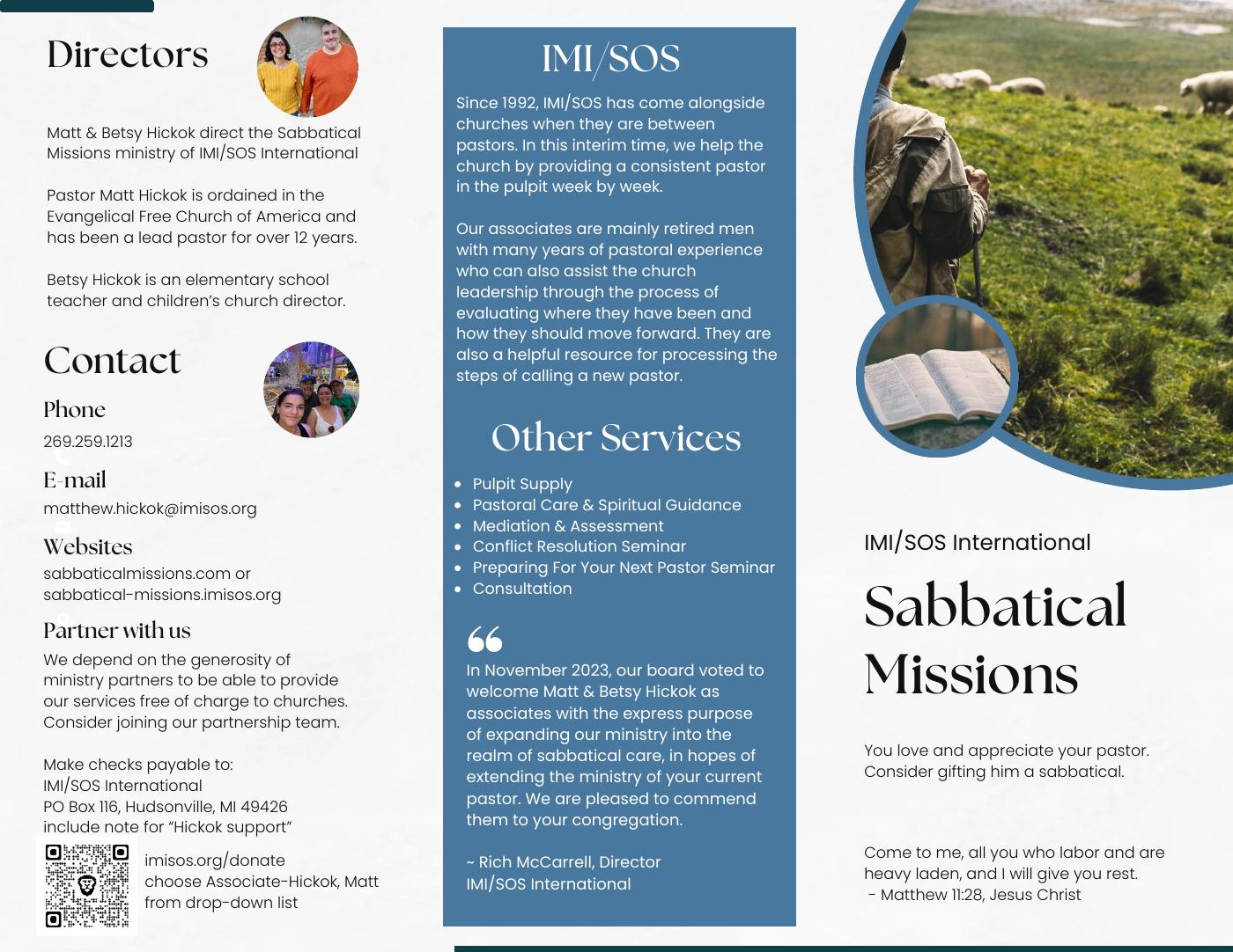 Sabbatical Ministries | PDF to Flipbook