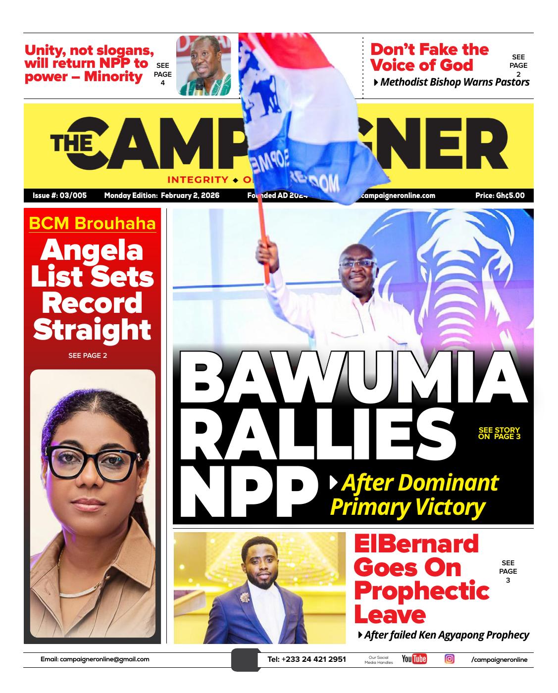 THE CAMPAIGNER: Monday Edition: 2nd February, 2026 | PDF to Flipbook