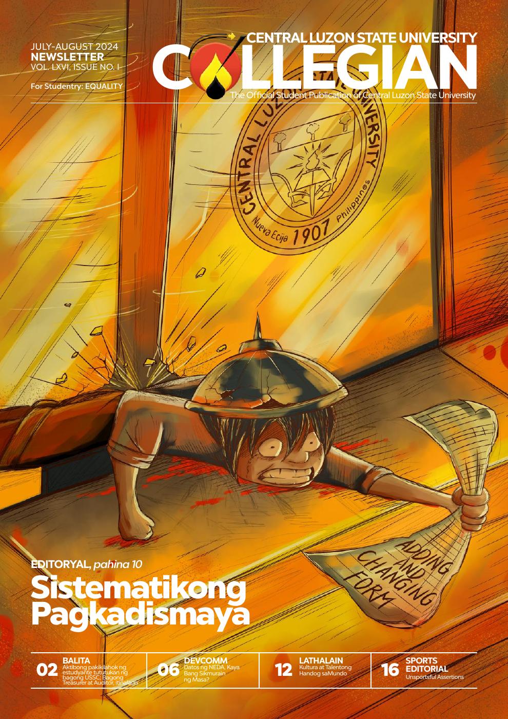 1. CLSU COLLEGIAN VOL. 66, ISSUE 1 NEWSLETTER | PDF to Flipbook