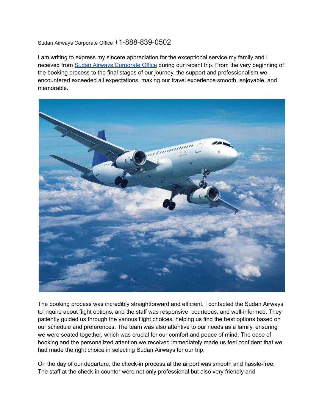 Sudan Airways Corporate Office | PDF to Flipbook