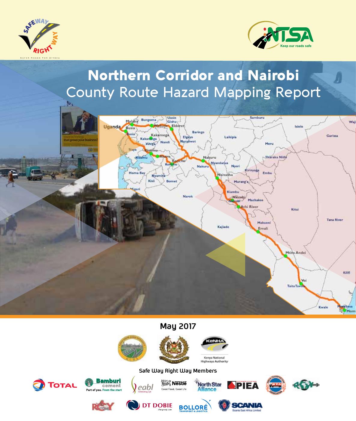 Northern Corridor & Nairobi County Route Hazard Mapping Report | PDF to ...