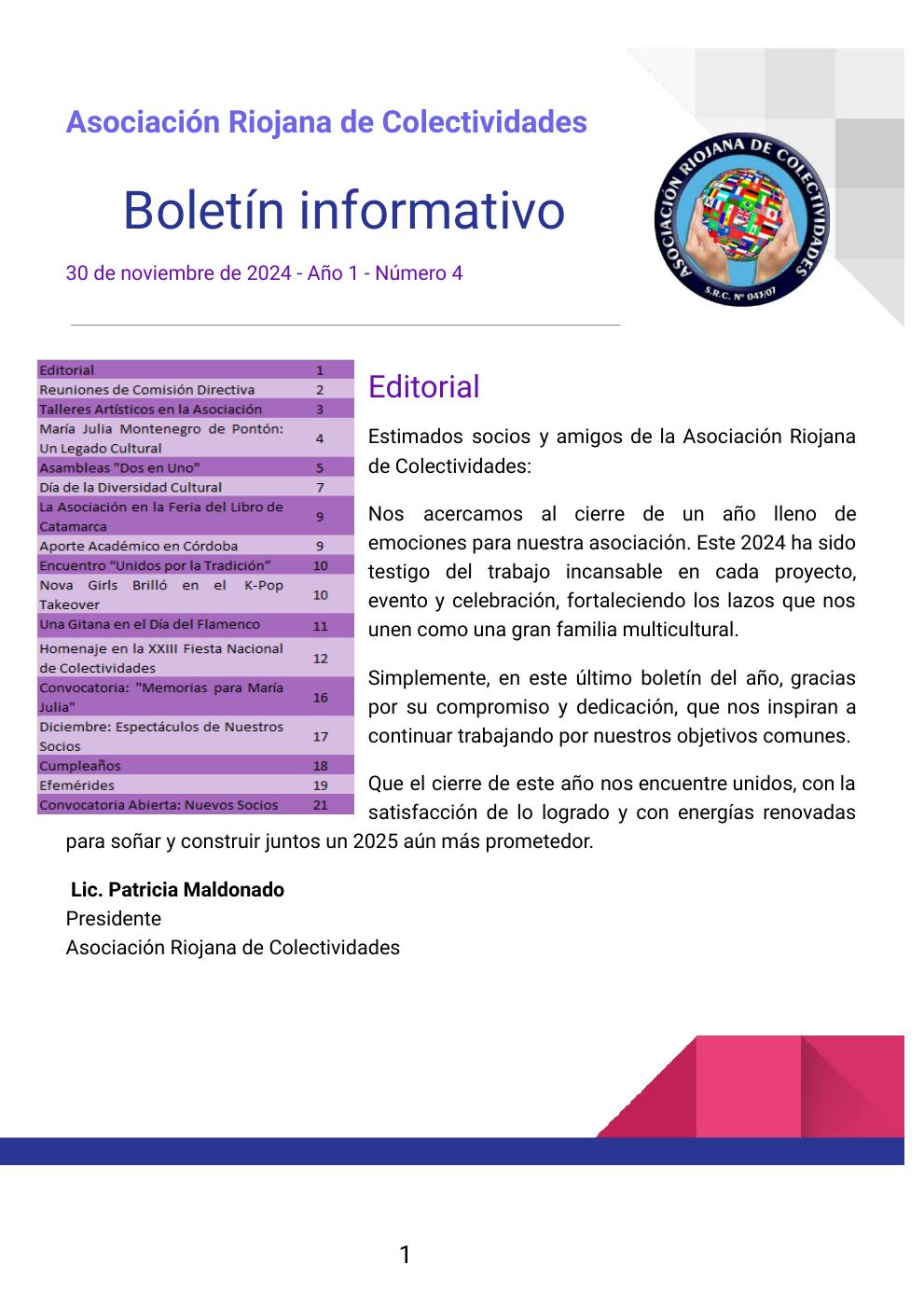 BOLETÍN N° 4 | PDF to Flipbook