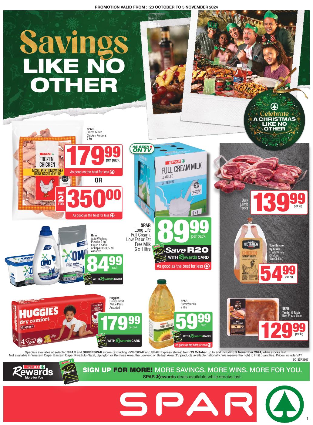 SSR3807 SPAR & SUPERSPAR CITY SEPTEMBER MONTH END