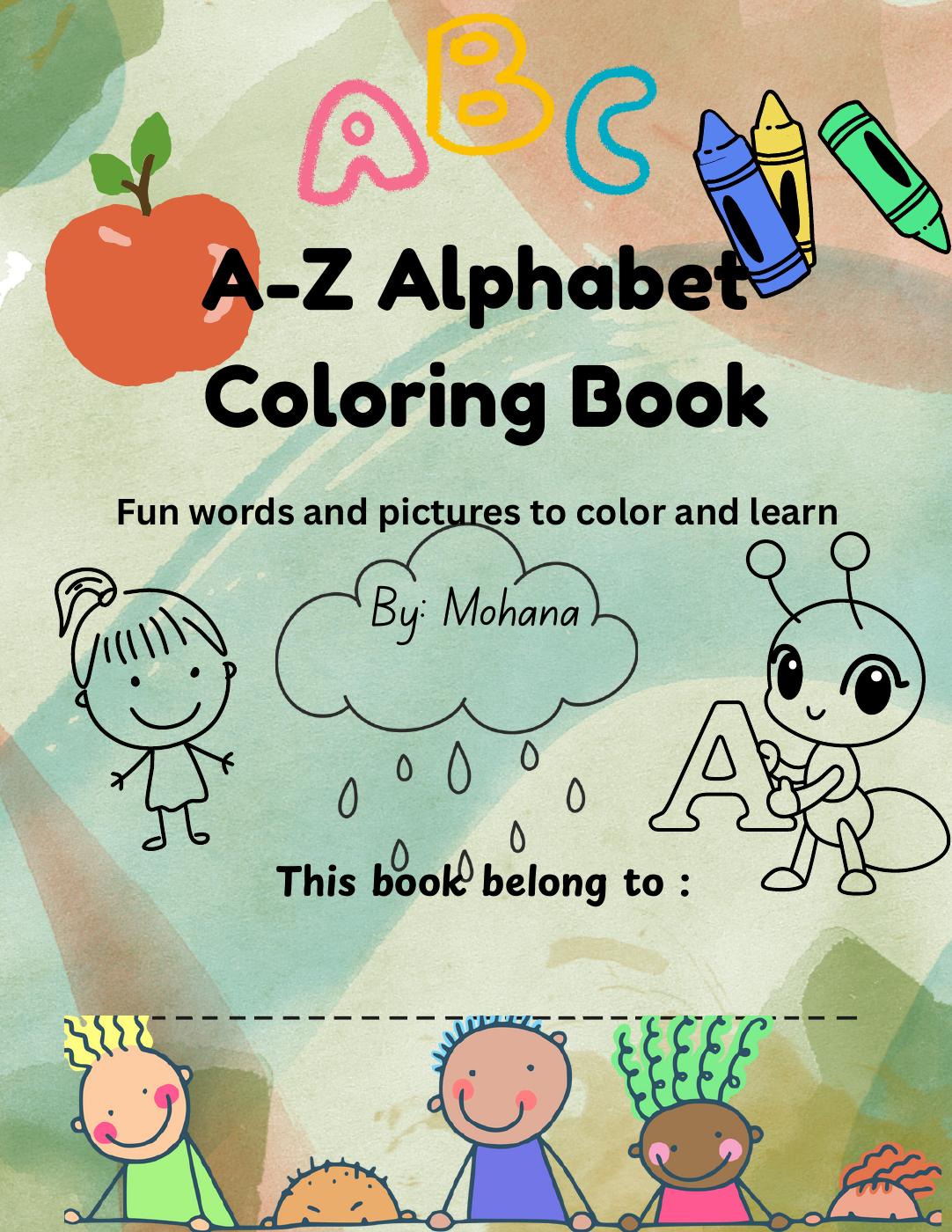 A-Z Alphabet Coloring Book | PDF to Flipbook