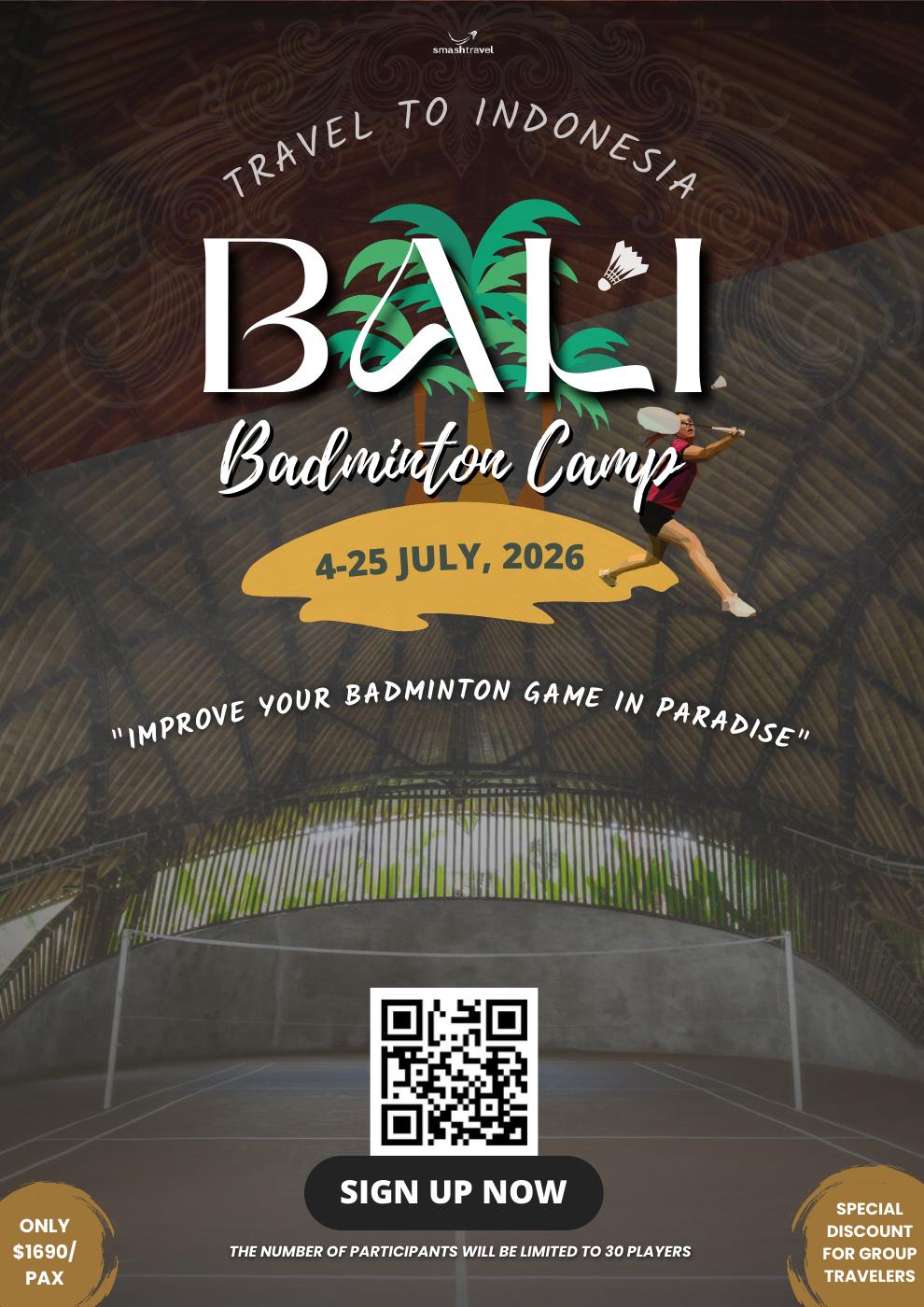 Bali Badminton Camp 2026 (July) | PDF to Flipbook