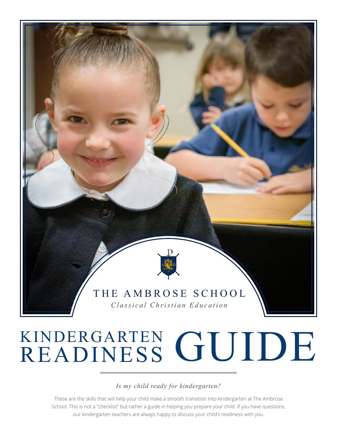 Kindergarten Readiness Guide