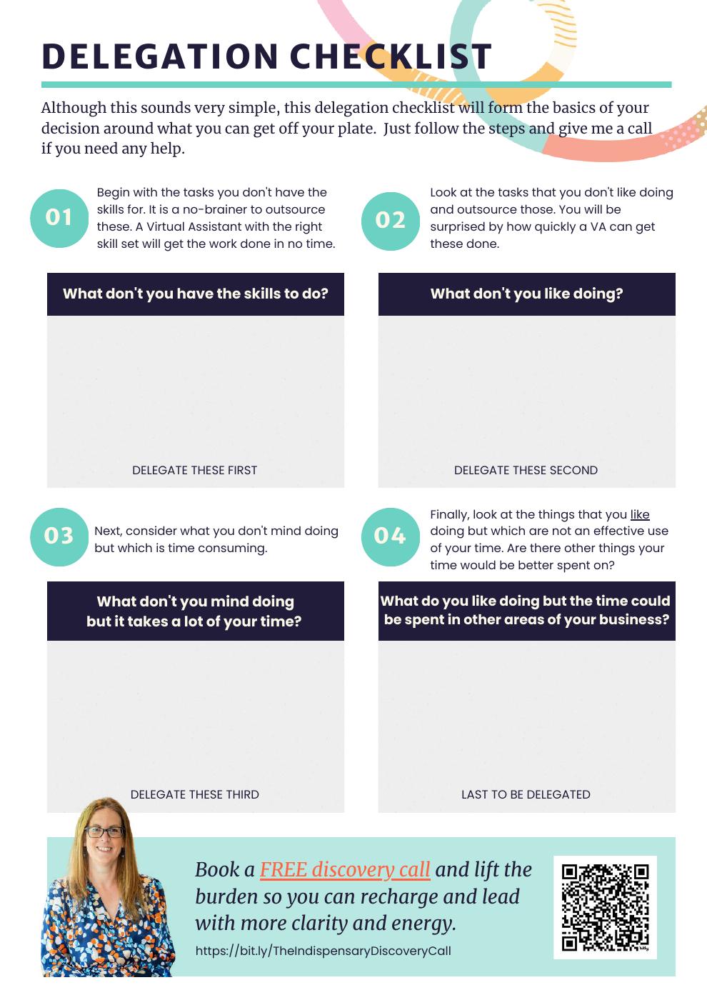 Delegation Checklist | PDF to Flipbook