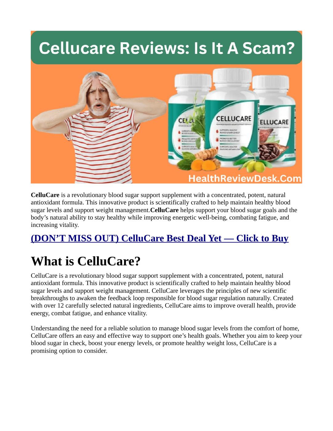 CelluCare Review - WORTH THE HYPE????? | PDF to Flipbook