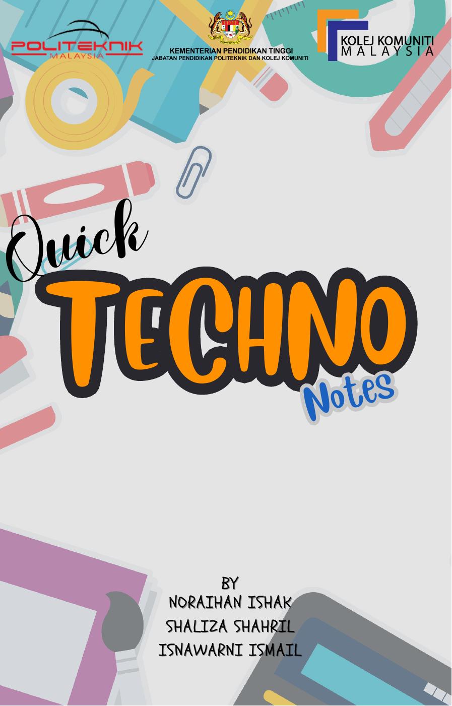 Quick Techno Notes Version 1.0 | PDF to Flipbook