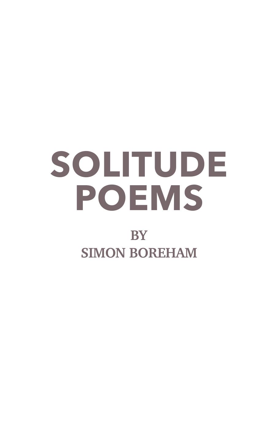 SOLITUDE POEMS | PDF to Flipbook