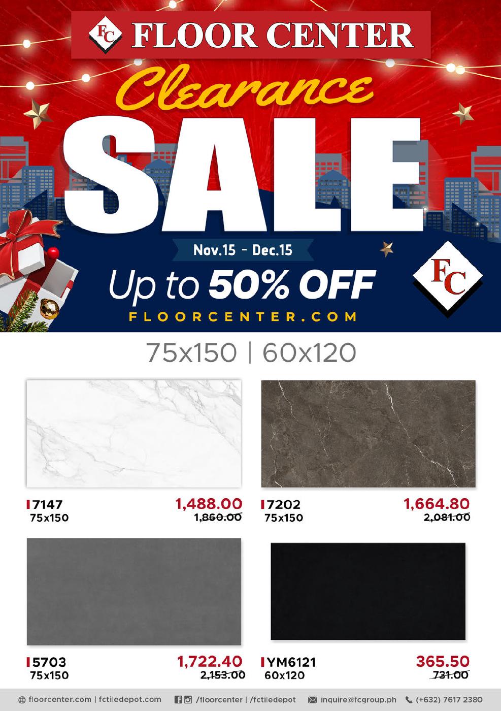 Clearance Sale- Flyer (Luzon)