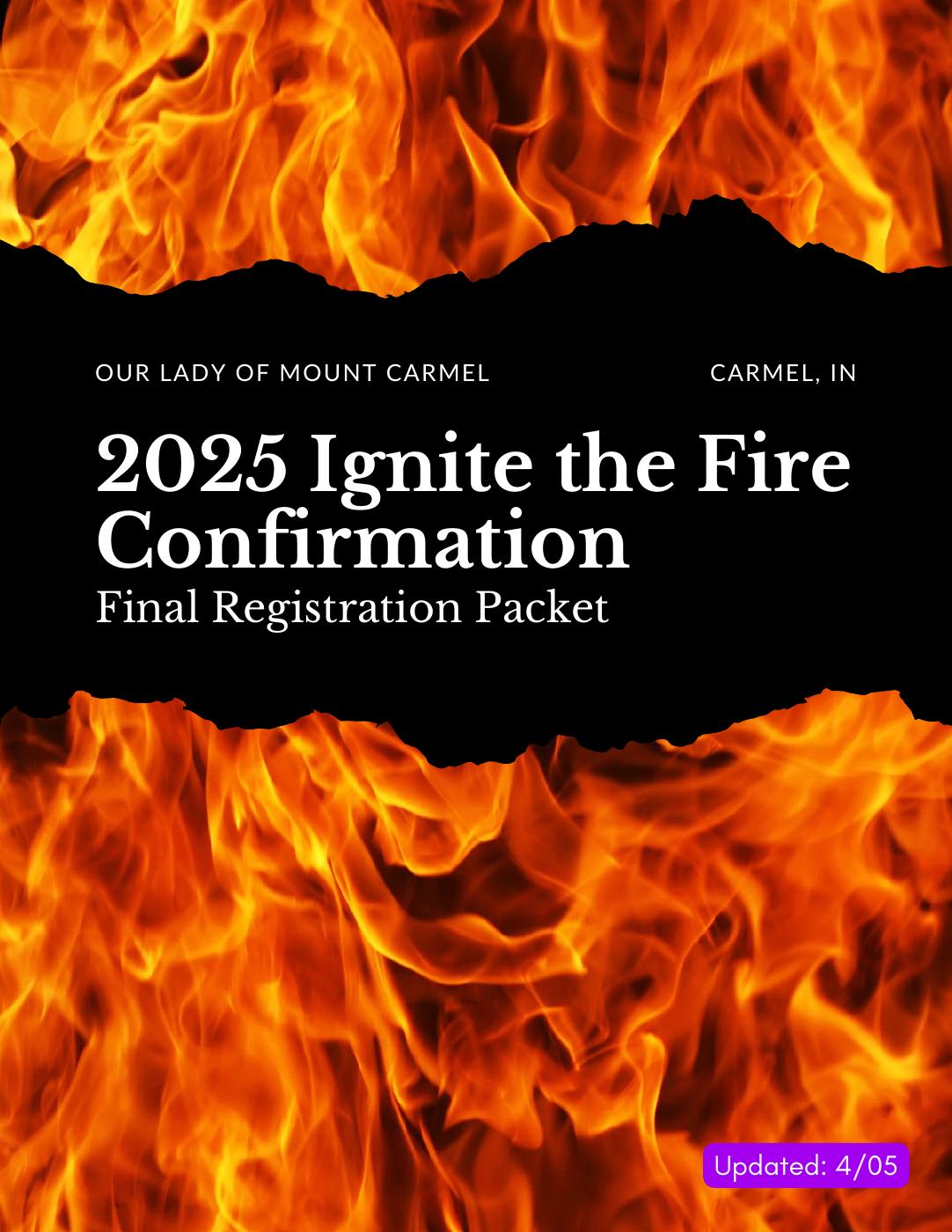 2025 Confirmation Informational Packet