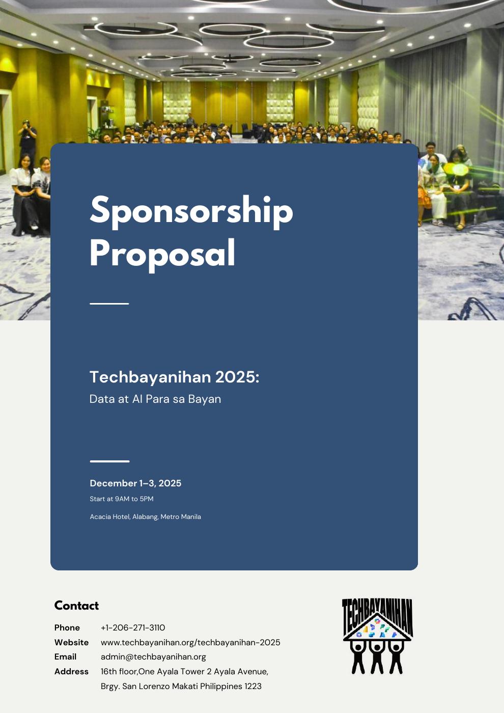 Techbayanihan 2025: Sponsorship Proposal | PDF to Flipbook