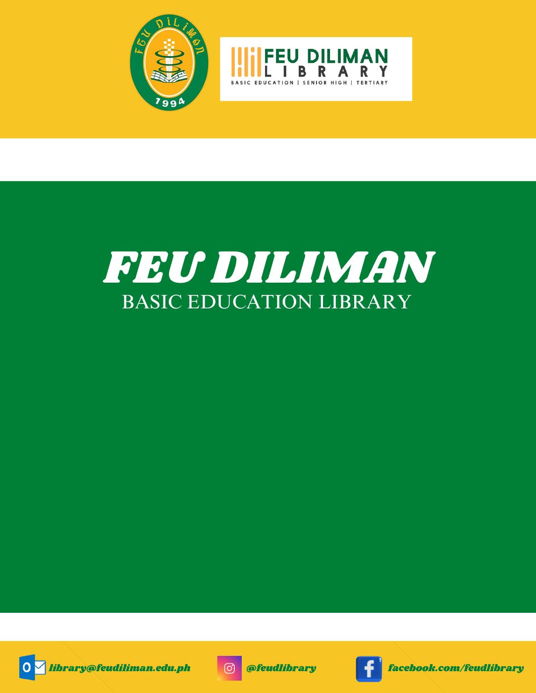 FEU Diliman Library Rules Book | PDF to Flipbook