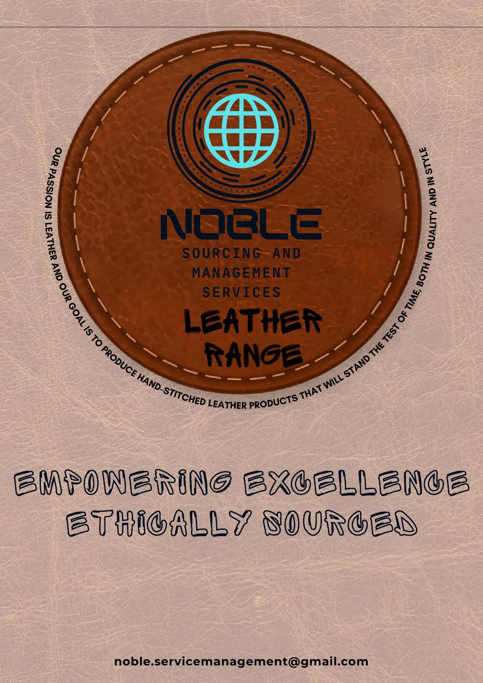 NOBLE - LEATHER RANGE