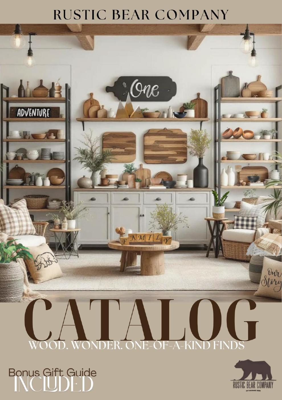 Rustic Bear Company - Home Decor Catalog | PDF to Flipbook