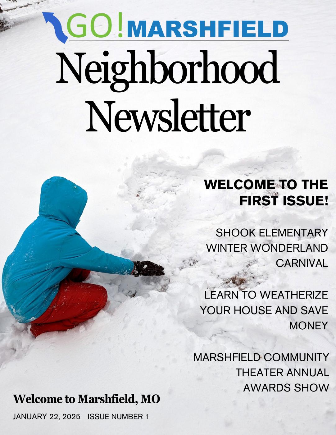 GO! Marshfield Neighborhood Newsletter | PDF to Flipbook