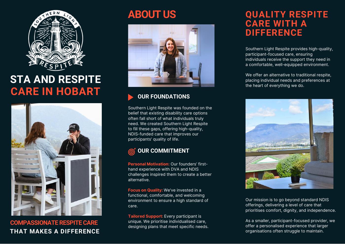 Southern Light Respite Brochure | PDF to Flipbook