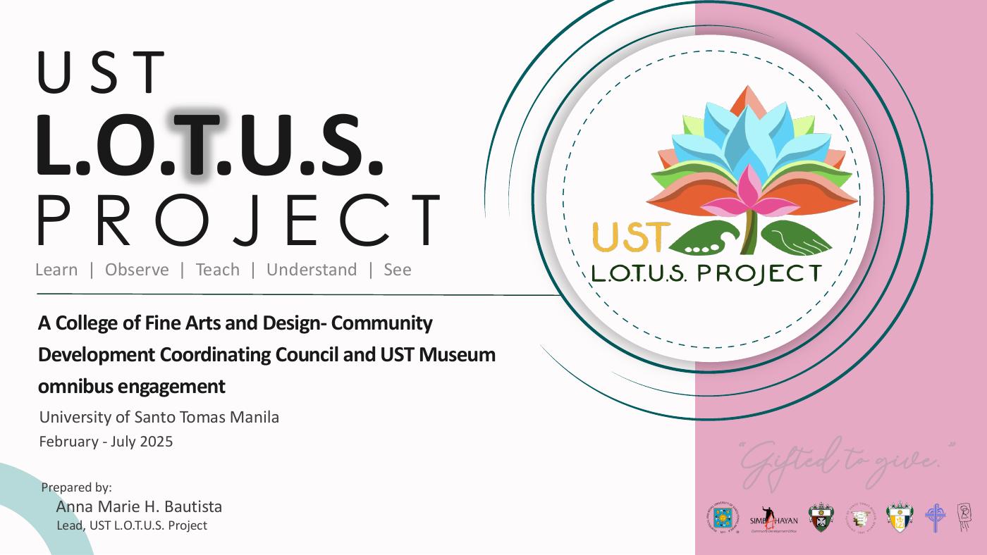 UST L.O.T.U.S. Project | PDF to Flipbook