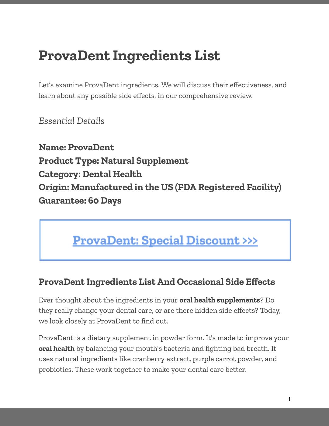 ProvaDent Review: Can Probiotics Really Help Teeth, Gums, and Breath?