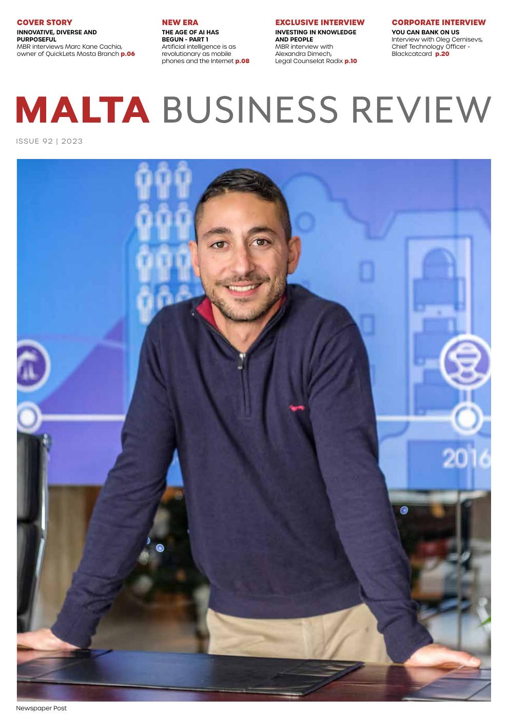 Malta Business Review Issue 92 | PDF to Flipbook