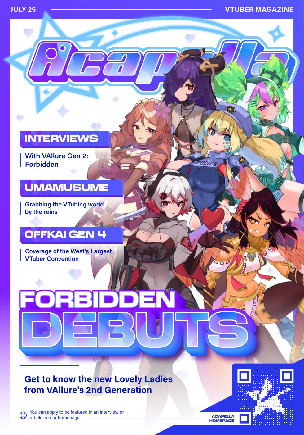 Acapella VTuber Magazine July Issue