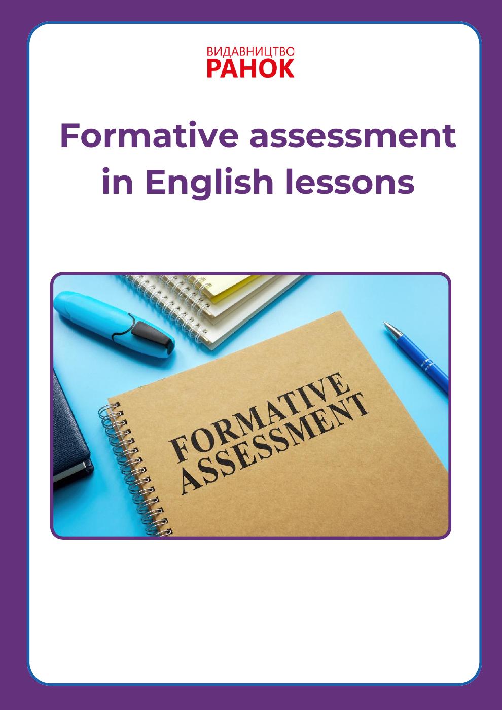 Formative assessment in English lessons | PDF to Flipbook