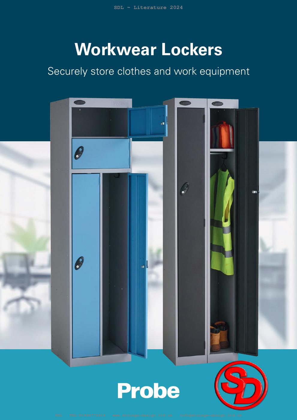SDL Workwear Lockers Securely store clothes and work equipment