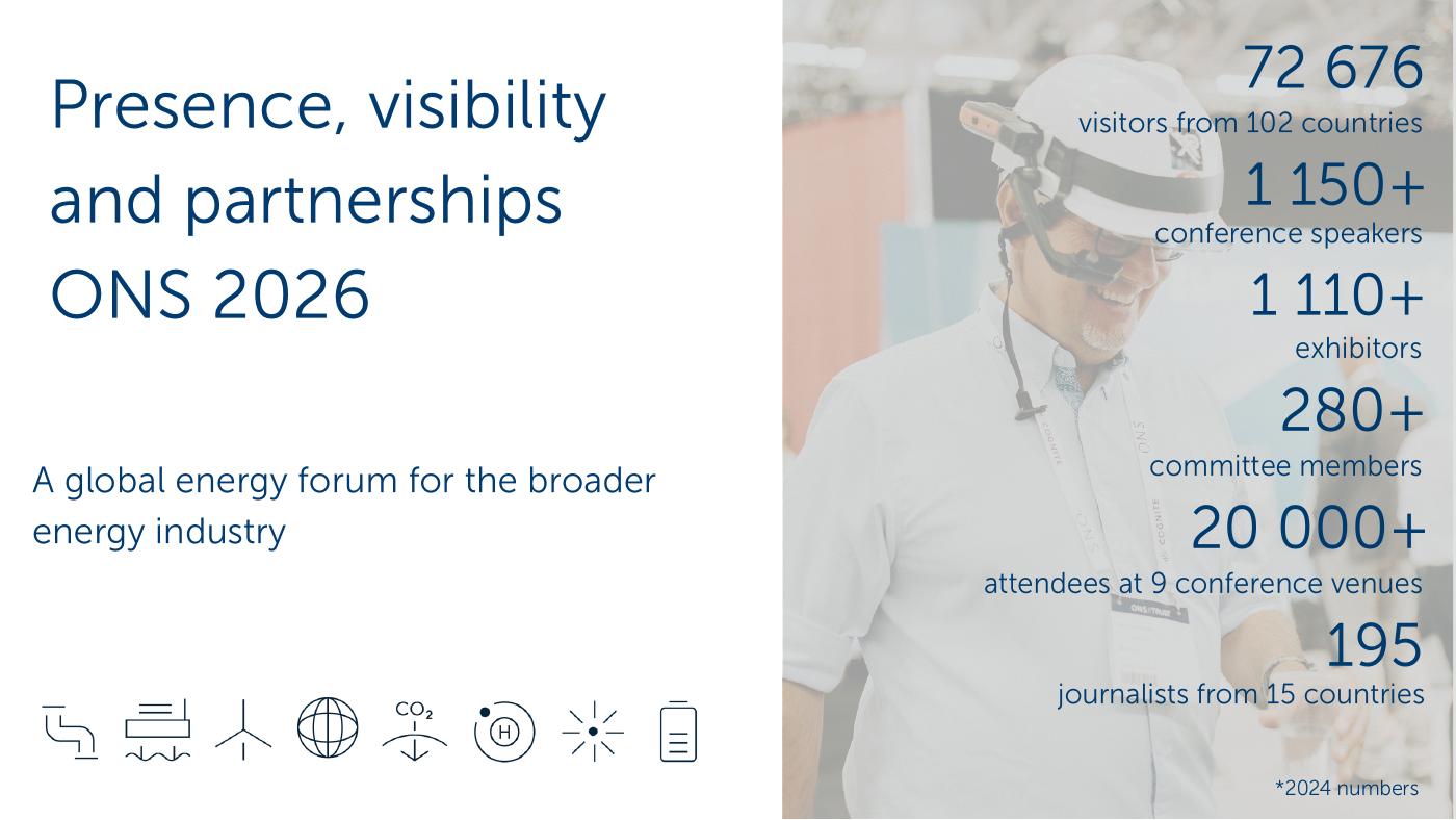 Presence, visibility and partnerships ONS 2026