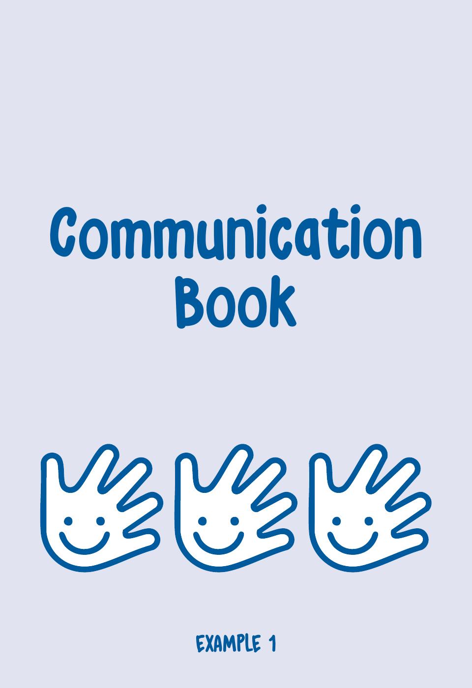 Communication Book - example 1