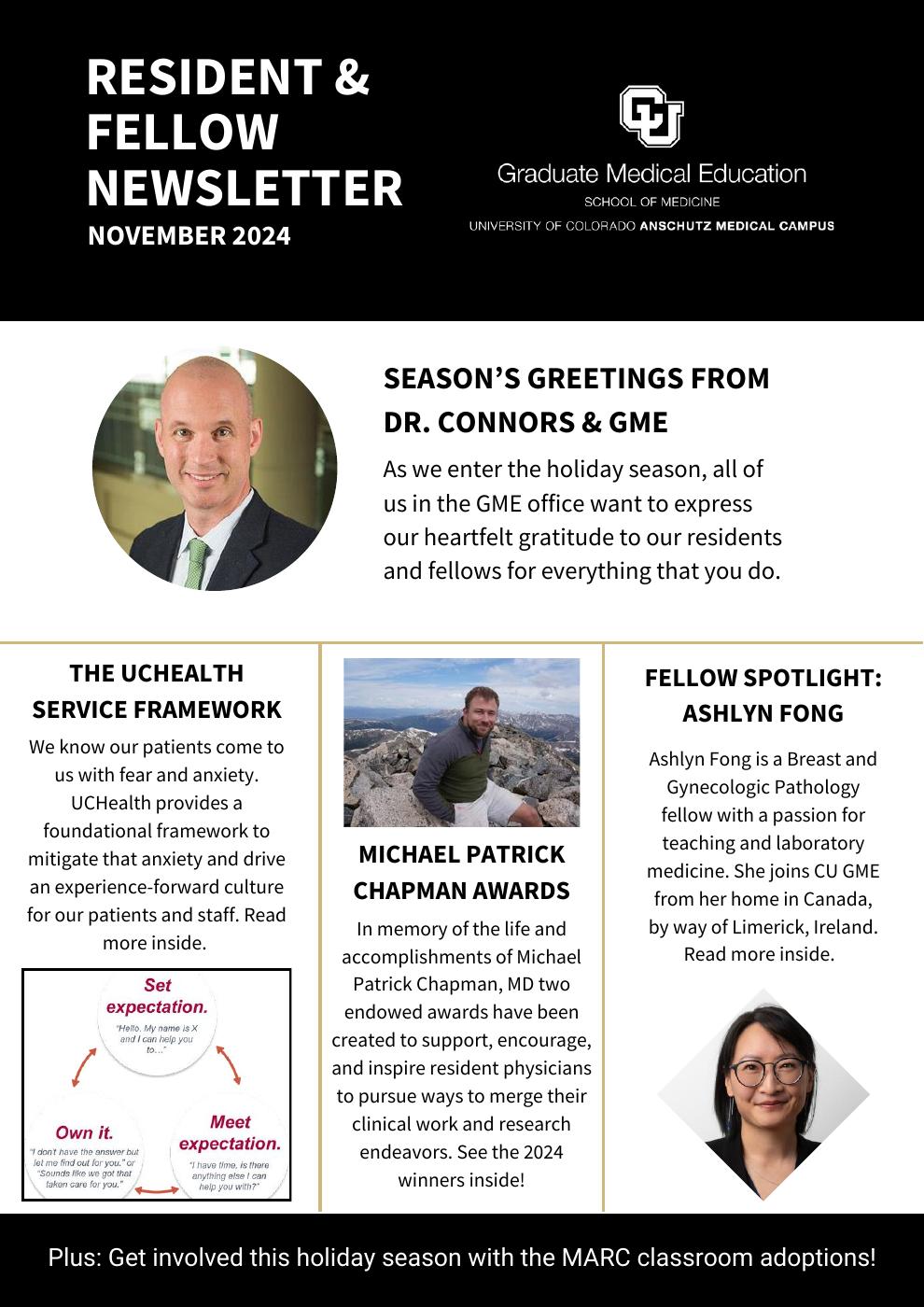 Resident & Fellow Newsletter | November 2024