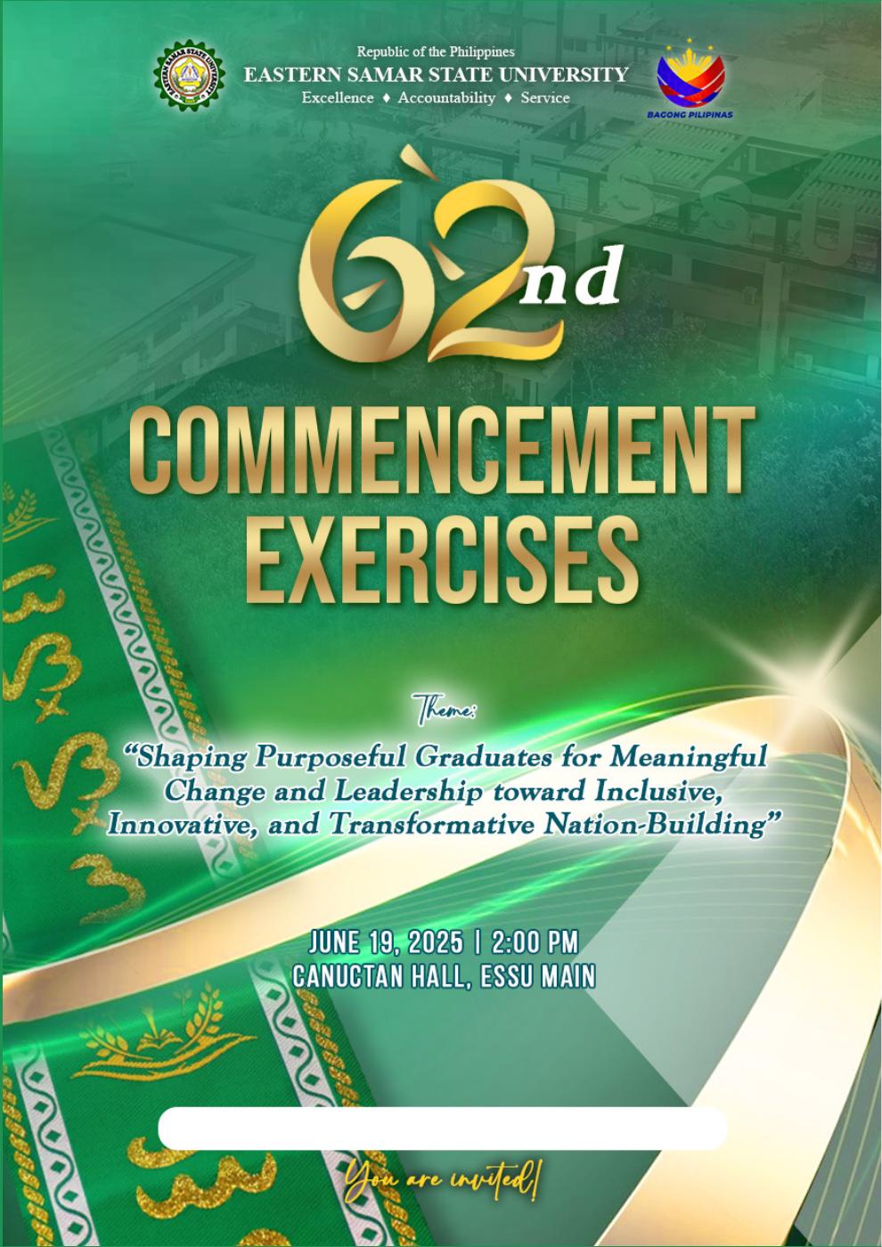 62ND COMMENCEMENT EXERCISES - BATCH 2 | PDF to Flipbook
